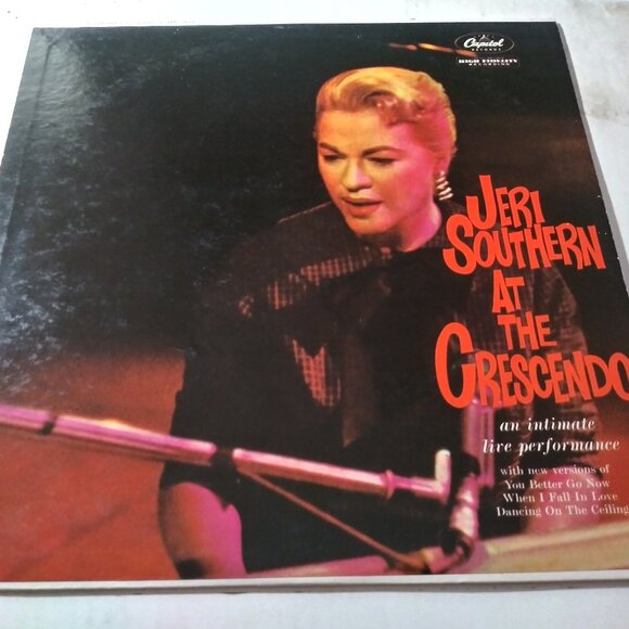 Media | Jeri Southern At The Crescendo Vg Original Mono Capitol T1278 ...